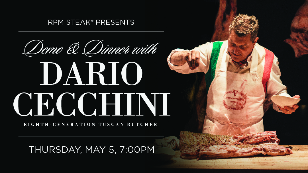 Butcher Demo & Dinner with Dario Cecchini at RPM Steak | Chicago Food ...