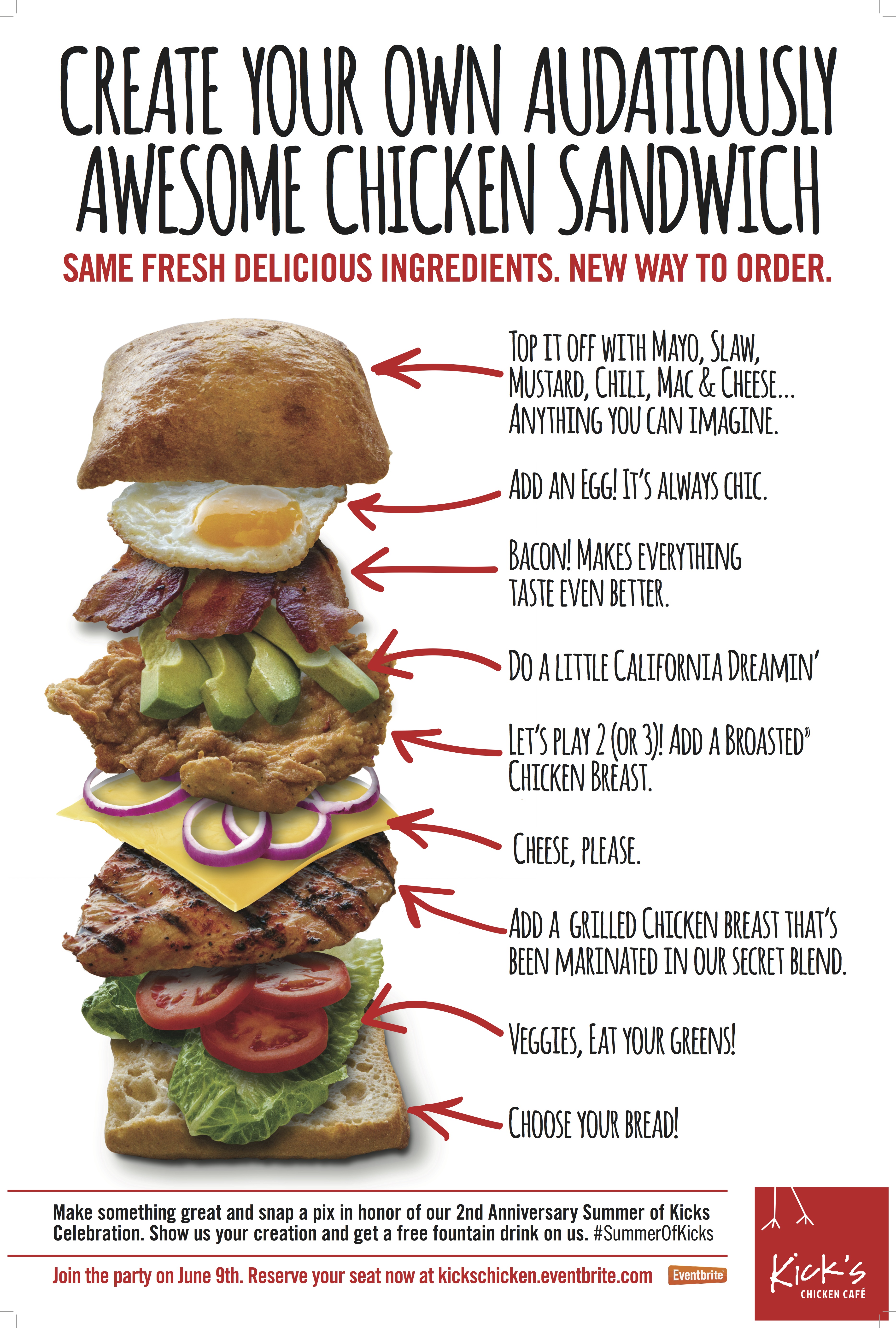 Kick's Chicken Cafe Rolls Out New Menu Features in Celebration of Two ...