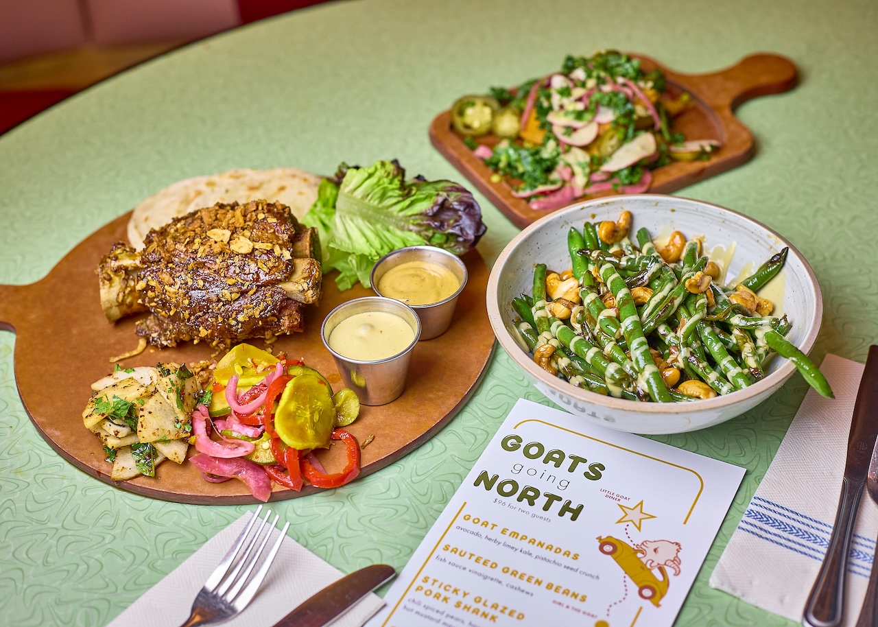 Little Goat Diner Offering Girl & the Goat Prix Fixe Menu | Chicago ...