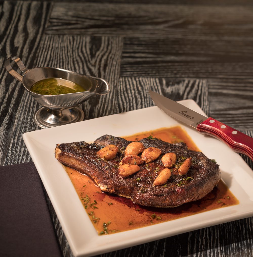 Perry’s Steakhouse & Grille 16-ounce Bison Cowboy Chop on Father’s Day ...